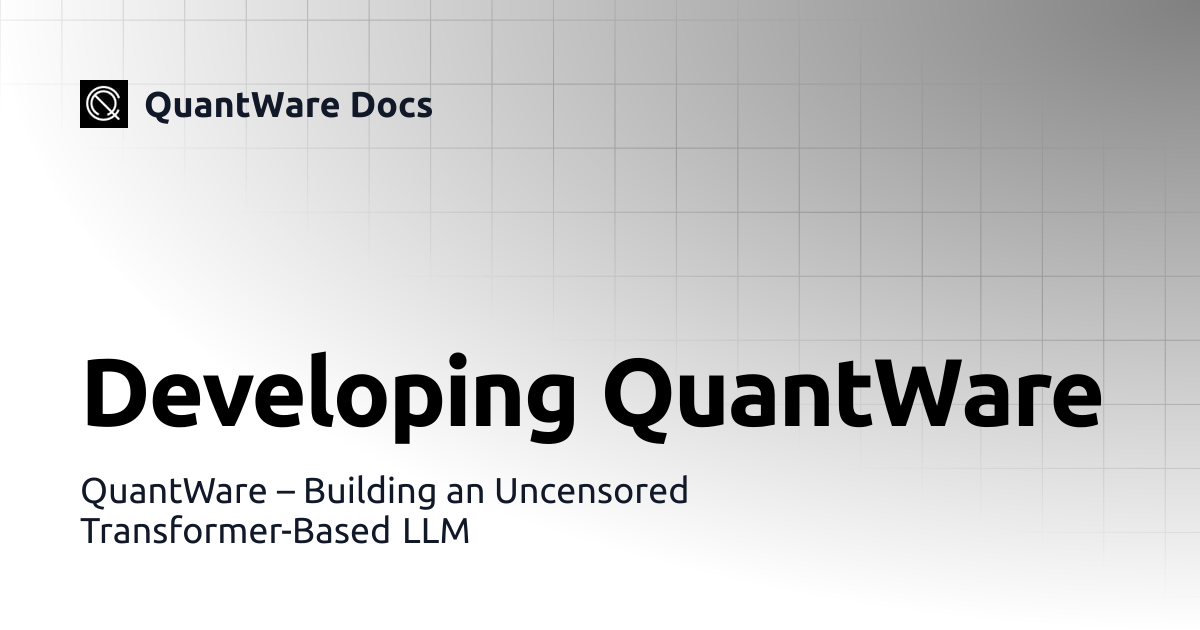 Developing QuantWare | QuantWare Docs